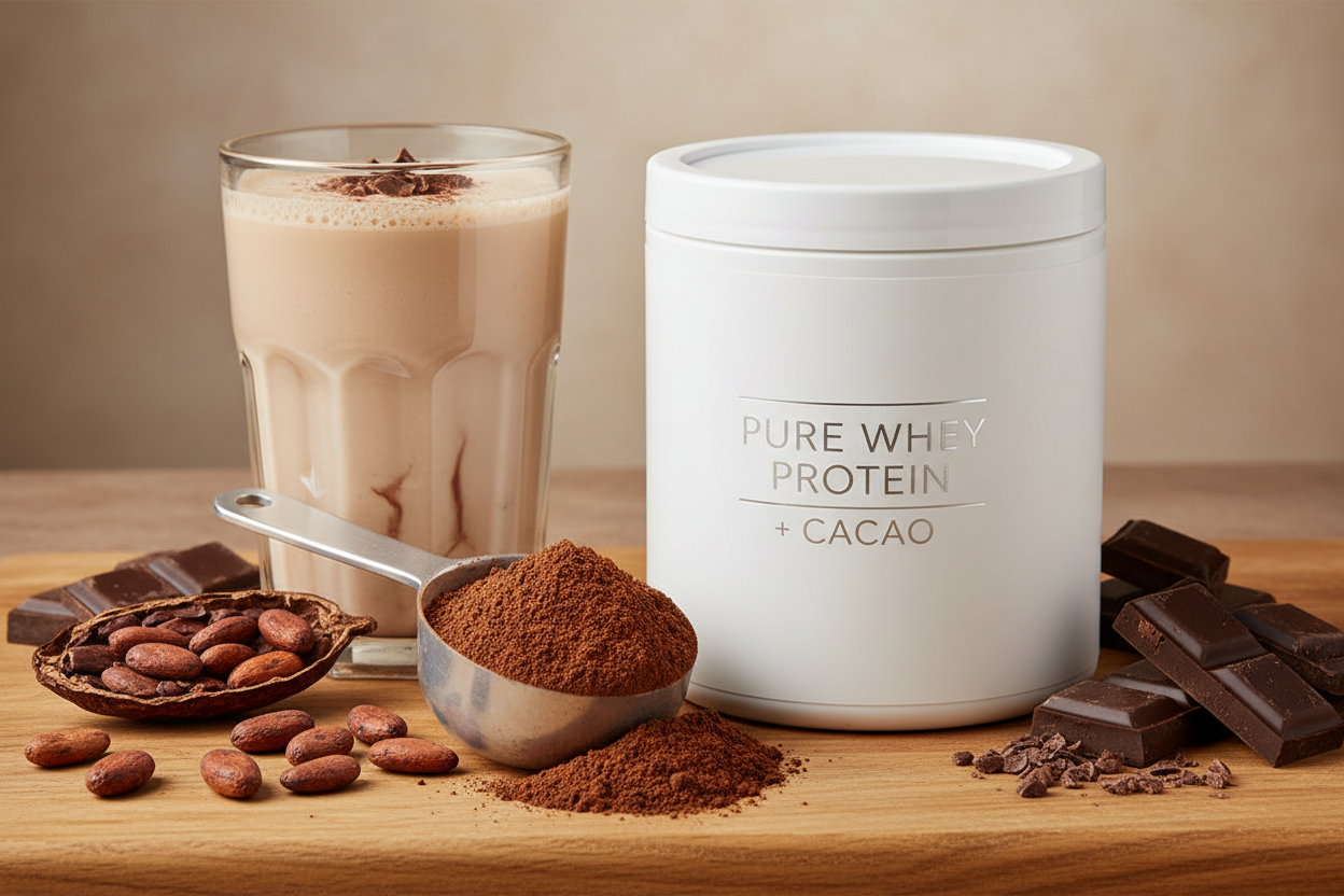The "Real" Protein Shake (Whey + Cacao) — Yin & Yang Superfoods